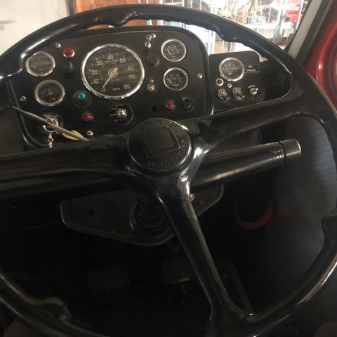 AEC Dennis Fire Truck - Yesteryear Steering Wheel Restoration